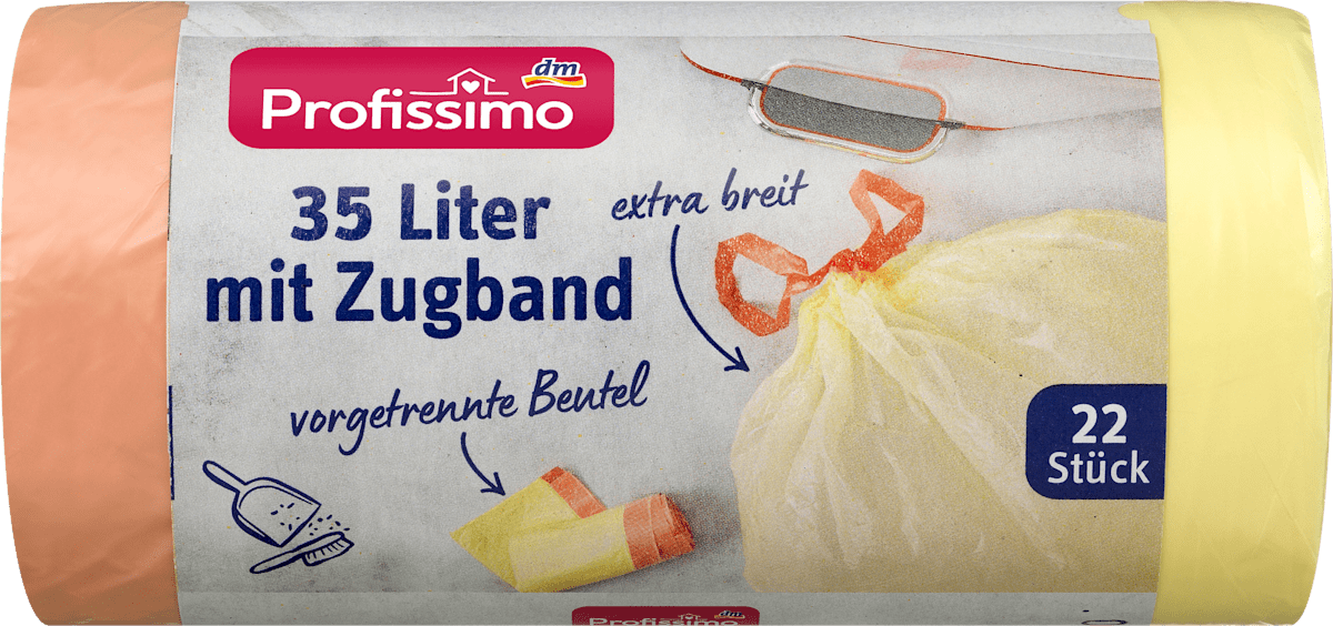 Profissimo Vrečke za smeti z vrvico, 35 l, 22 kos vednougoden spletni ...