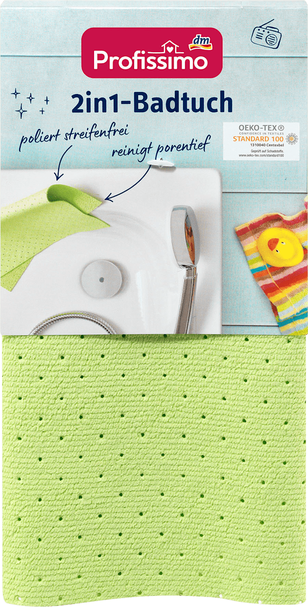 Profissimo 2in1-Badtuch, 1 St dauerhaft günstig online kaufen | dm.de