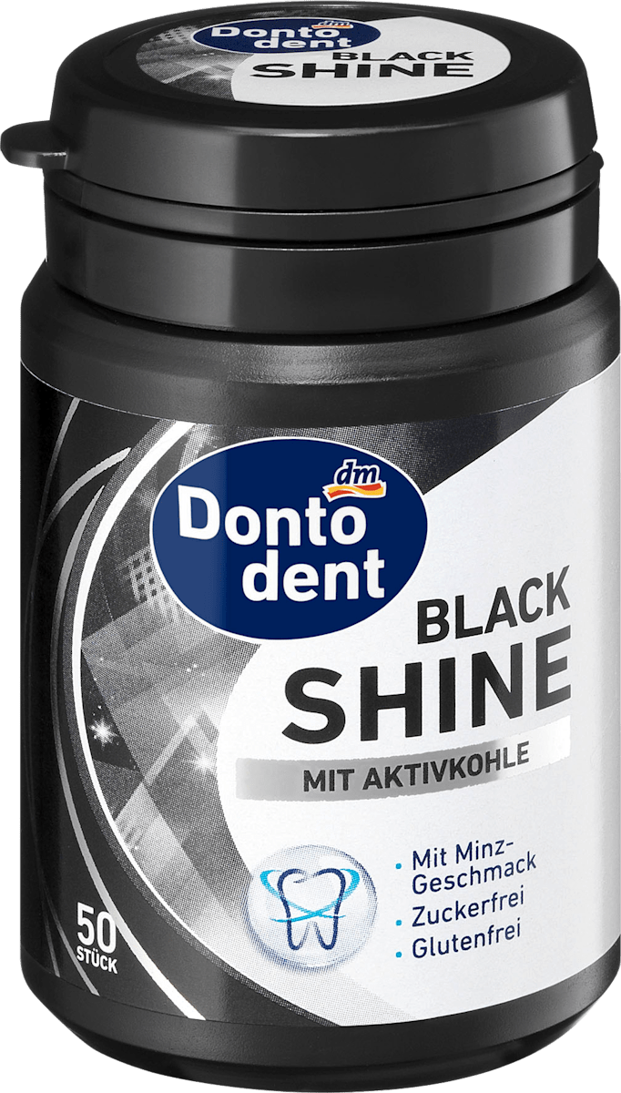 Dontodent Kaugummi Black Shine, 40 St | dm.at Dontodent Kaugummi Black Shine, 40 St | dm.at