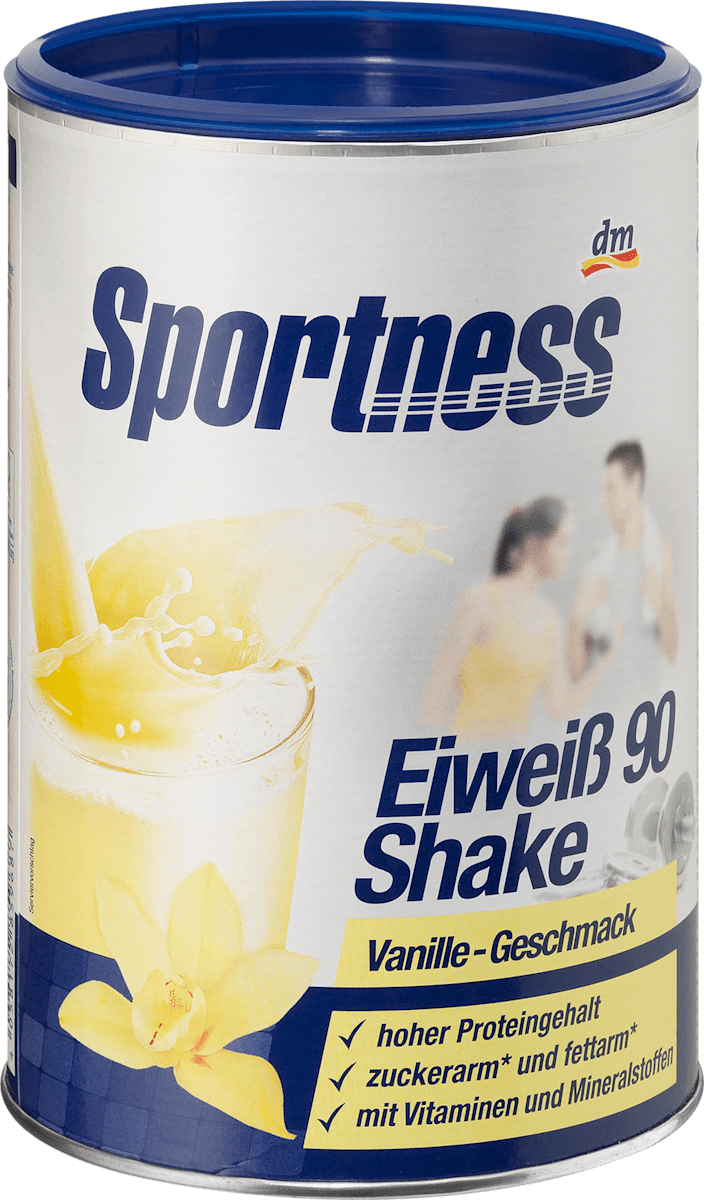 Sportness Proteinpulver, Eiweiß 90, Vanille Geschmack, 350 g dauerhaft ...