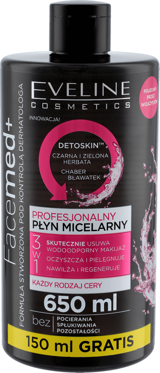 EVELINE COSMETICS Facemed profesjonalny płyn micelarny, 650 ml kupuj w ...