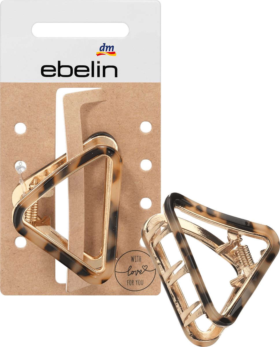 ebelin Klamra do włosów, trójkątna, tortoise shell design, 1 szt. kupuj ...