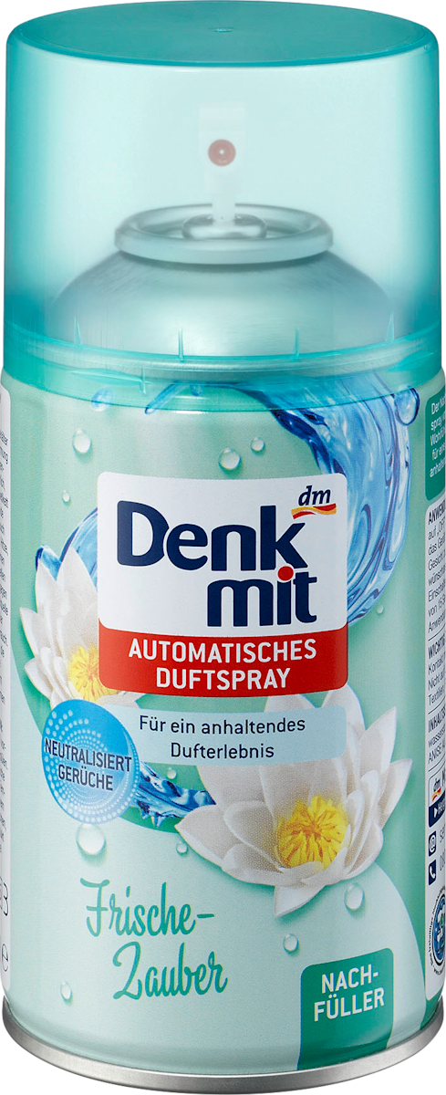 Denkmit Lufterfrischer Frischezauber Nachfüllpack, 250 ml dauerhaft ...