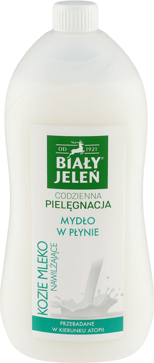 BIAŁY JELEŃ Mydło w płynie Kozie mleko zapas, 1 l kupuj w zawsze korzystnych cenach | dm.pl
