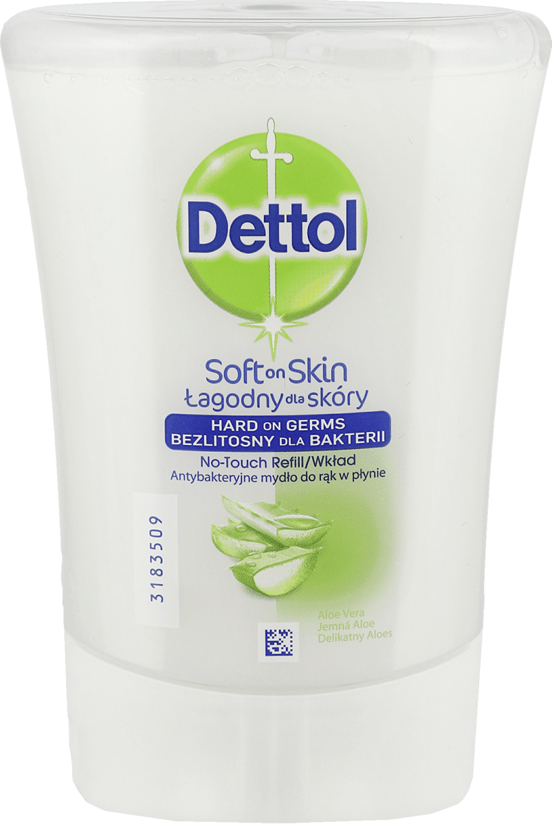 Dettol Wkład do Bezdotykowego Aplikatora Aloes i Witamina E, 250 ml ...