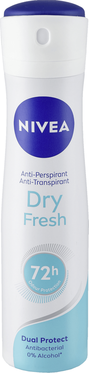 NIVEA Antyperspirant Dry Fresh spray, 150 ml kupuj w zawsze korzystnych ...