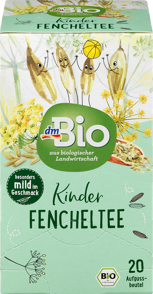 dmBio Ceai de fenicul pentru copii ECO, 30 g cumpără întotdeauna ieftin ...