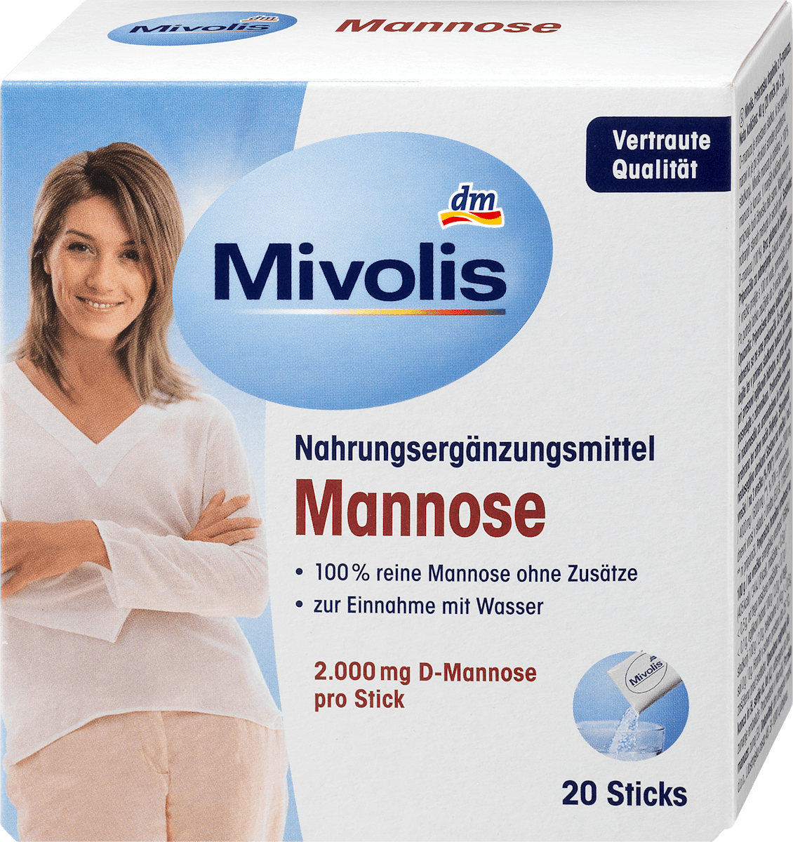 Mivolis Mannose 20 Sticks, 40 g dm Dauerpreis: Immergünstig einkaufen ...