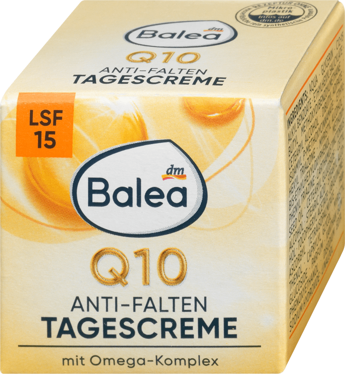 Balea Q10 dnevna krema za lice protiv bora SPF 15, 5 ml uvek povoljna online kupovina | dm.rs
