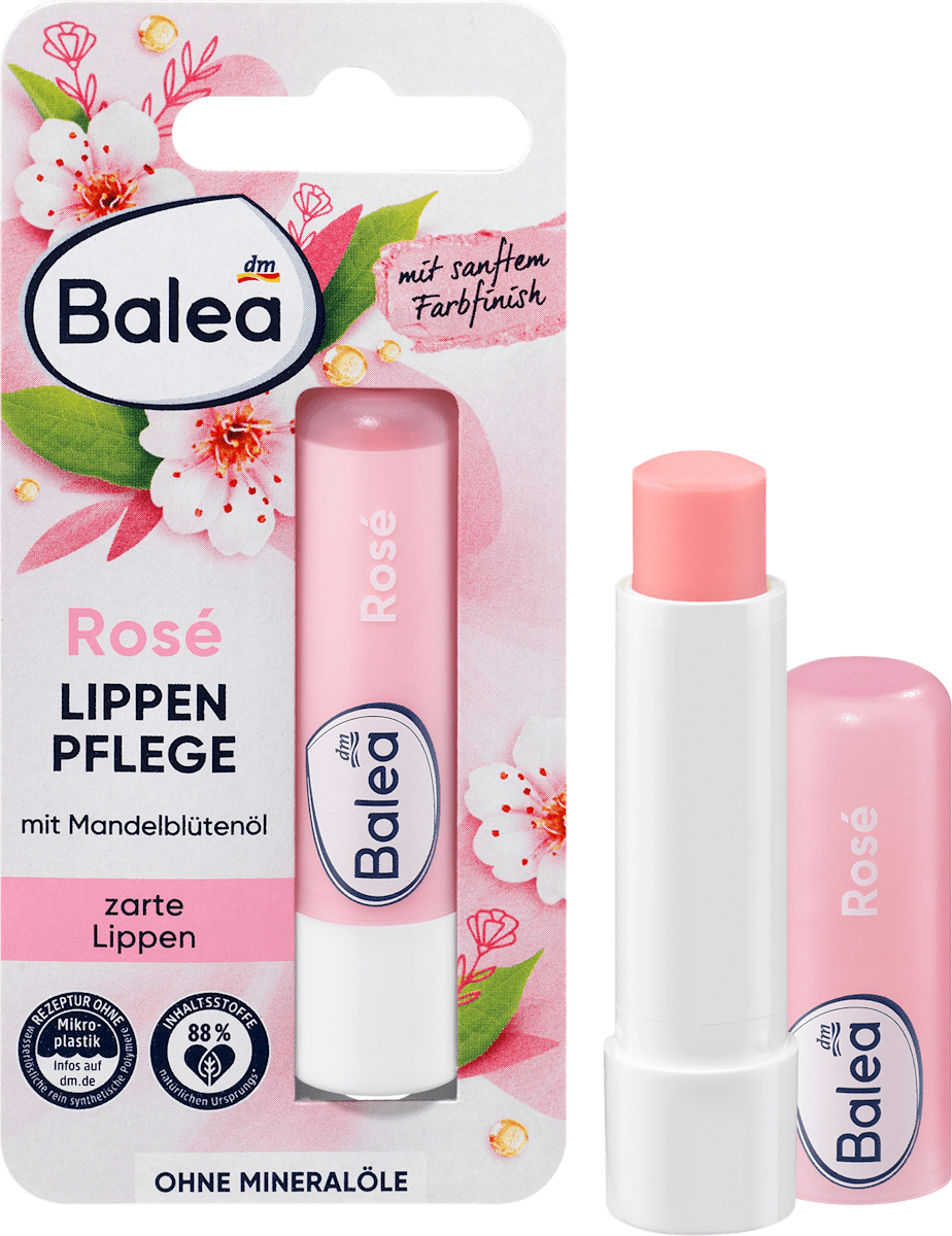 Balea Lippenpflege Rosé, 4,8 g | dm.at