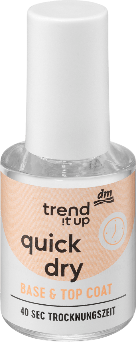 trend !t up BASE & TOP COAT quick dry završni lak za nokte, 10,5 ml ...