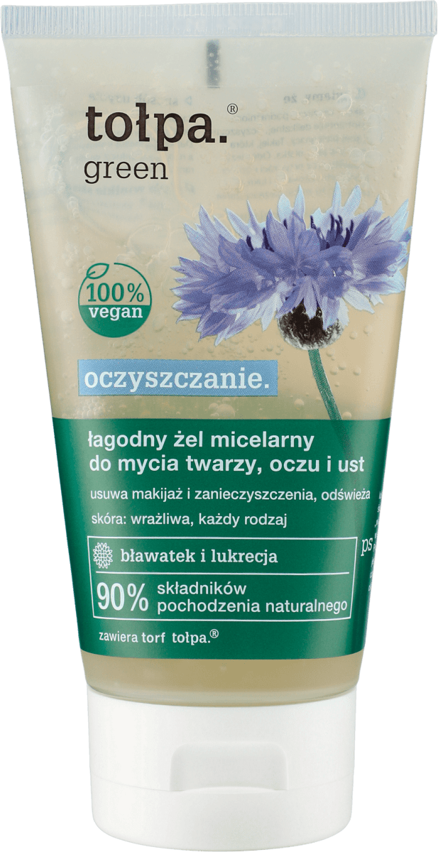 tołpa Green oczyszczający łagodny żel micelarny do mycia twarzy, oczu i ... tołpa Green oczyszczający łagodny żel micelarny do mycia twarzy, oczu i ...