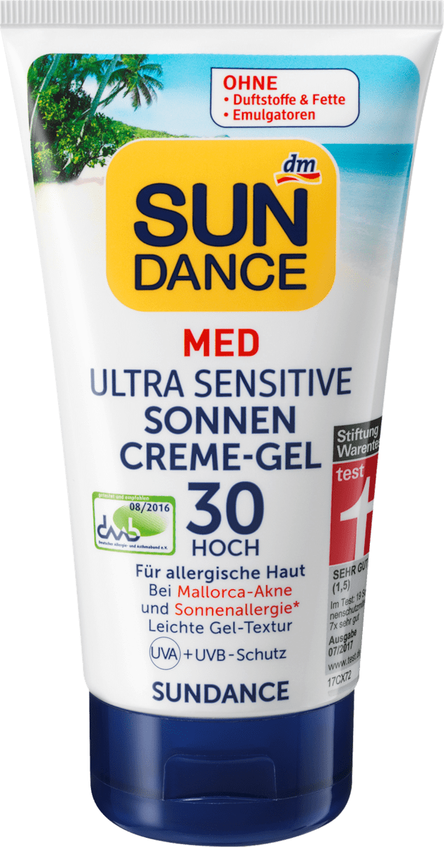 SUNDANCE Sonnencreme-Gel MED Ultra Sensitive LSF 30, 150 ml dauerhaft günstig online kaufen | dm.de