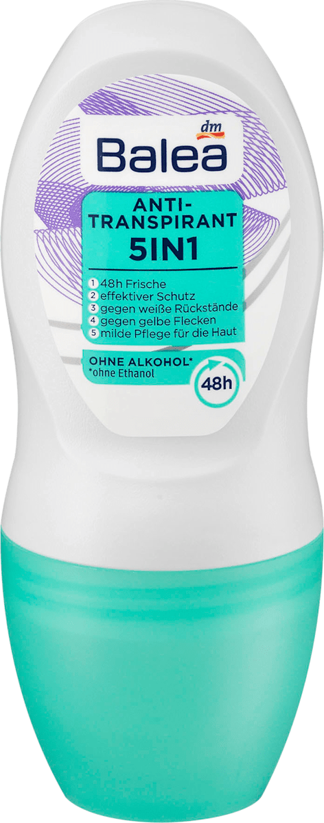 Balea Deo Roll On Antitranspirant 5in1 Protection, 50 ml dauerhaft ...