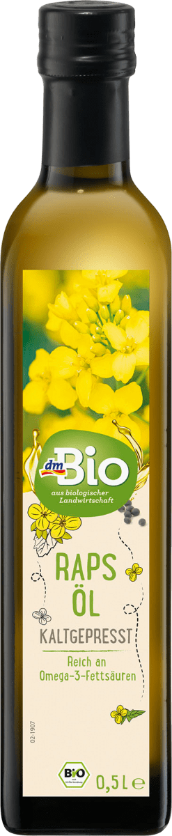 dmBio Pflanzenöl, Raps-Öl, 500 ml dauerhaft günstig online kaufen | dm.de