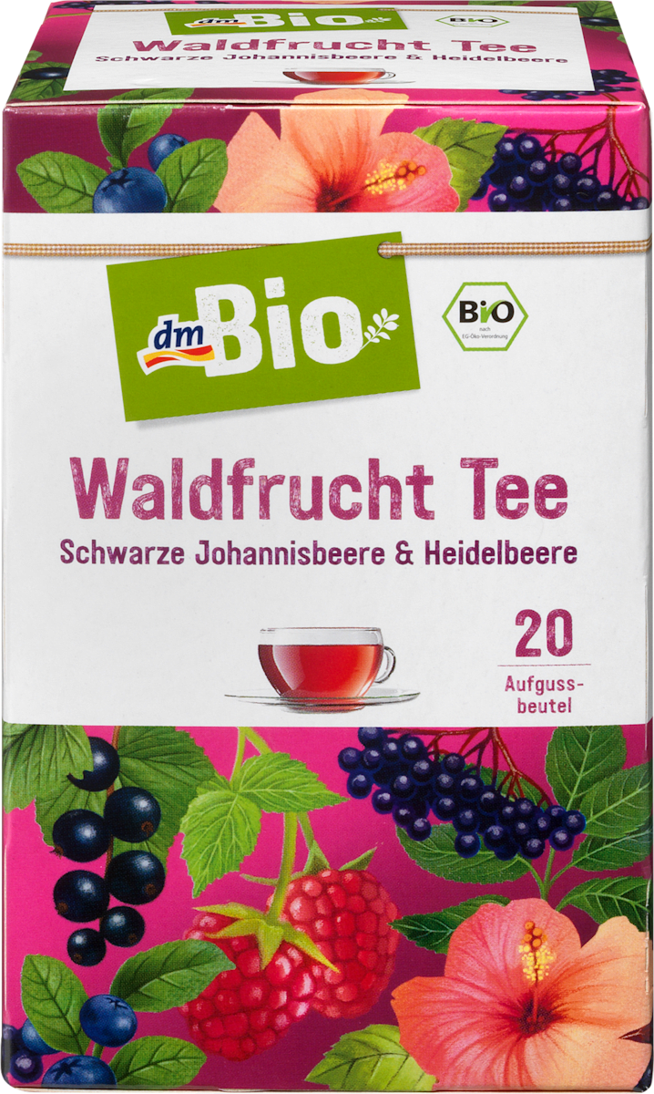 dmBio Früchte-Tee Waldfrucht (20x2,5g), 50 g dauerhaft günstig online ...