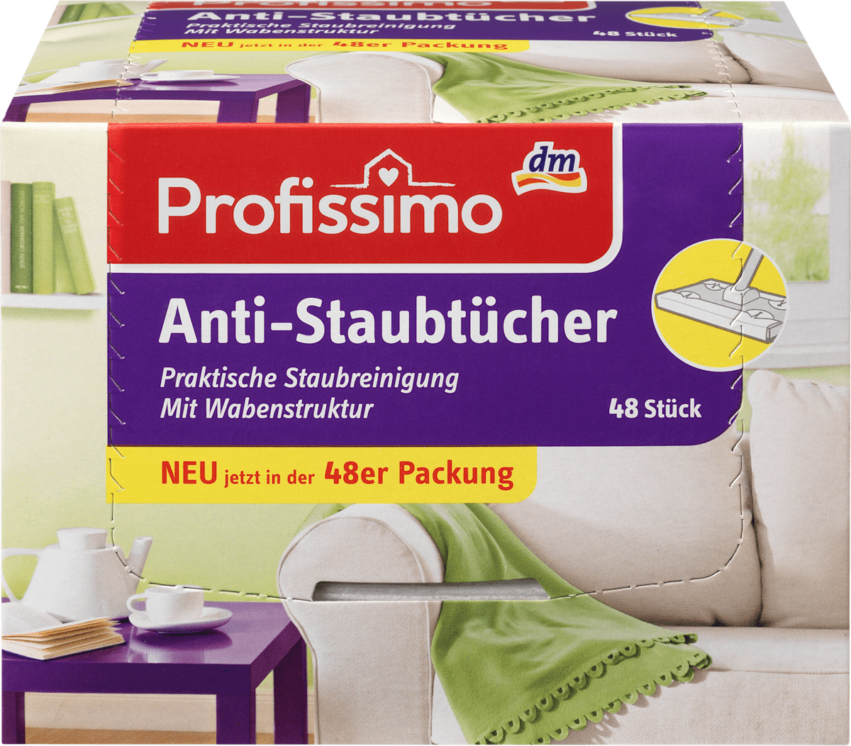 Profissimo Anti-Staubtücher, 48 St dauerhaft günstig online kaufen | dm.de