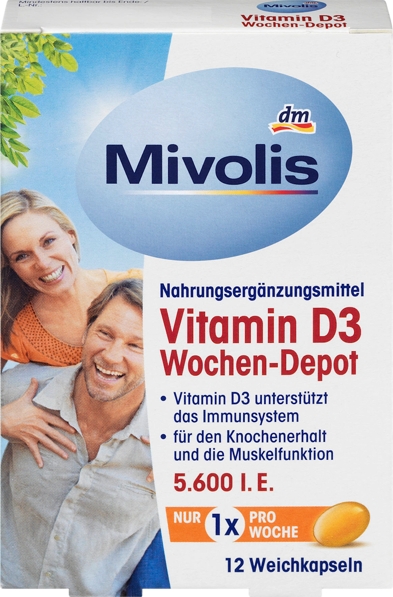 Mivolis kapsle vitamin D3, 5 g | dm.cz