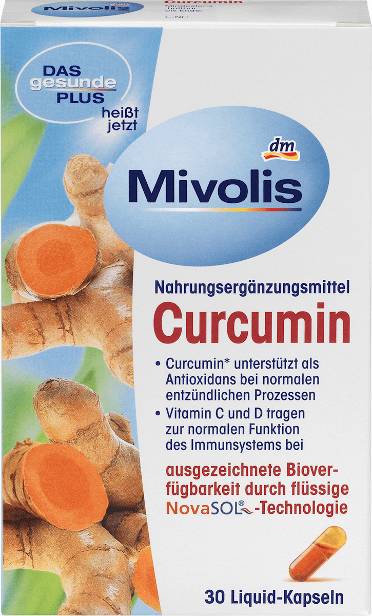 Mivolis Curcumin Liquid Kapseln 30 St., 19 g dauerhaft günstig online ...