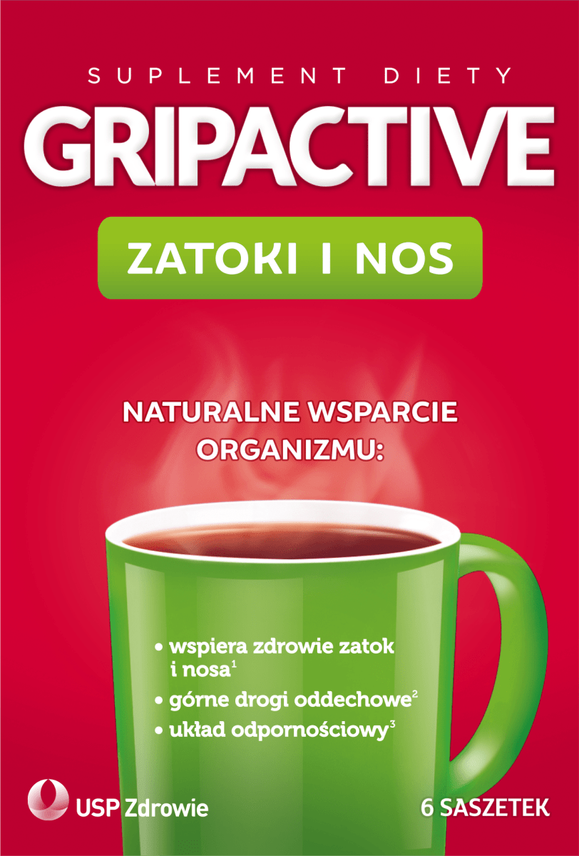USP ZDROWIE Suplement diety wspomagający drogi odechowe, szaszetki, 6 ...