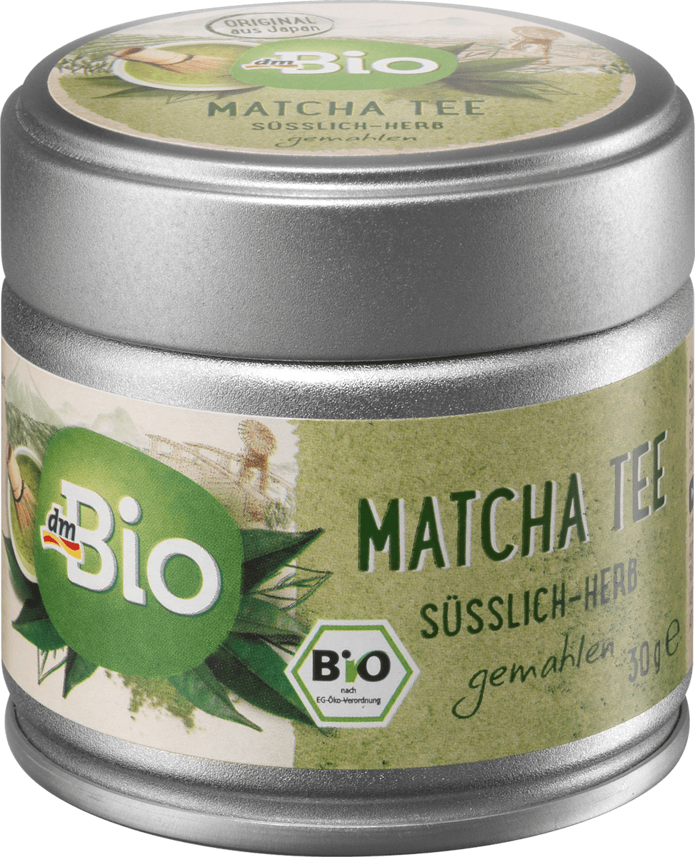 dmBio Matcha Tee Grün gemahlen, 30 g dm Dauerpreis: Immergünstig ...