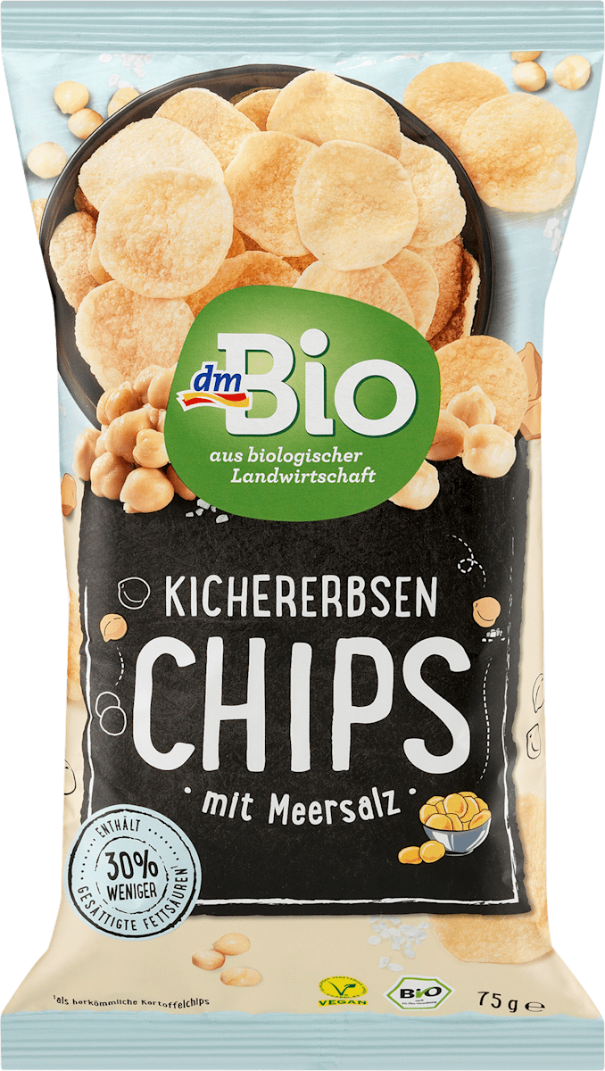 dmBio Kichererbsenchips mit Meersalz, 75 g dauerhaft günstig online ...