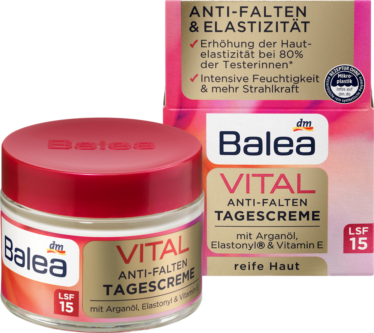 Balea Gesichtscreme Vital Anti-Falten, 50 ml dauerhaft günstig online ...