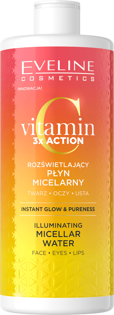 EVELINE COSMETICS Vitamin C 3xAction rozświetlający płyn micelarny, 500 ...