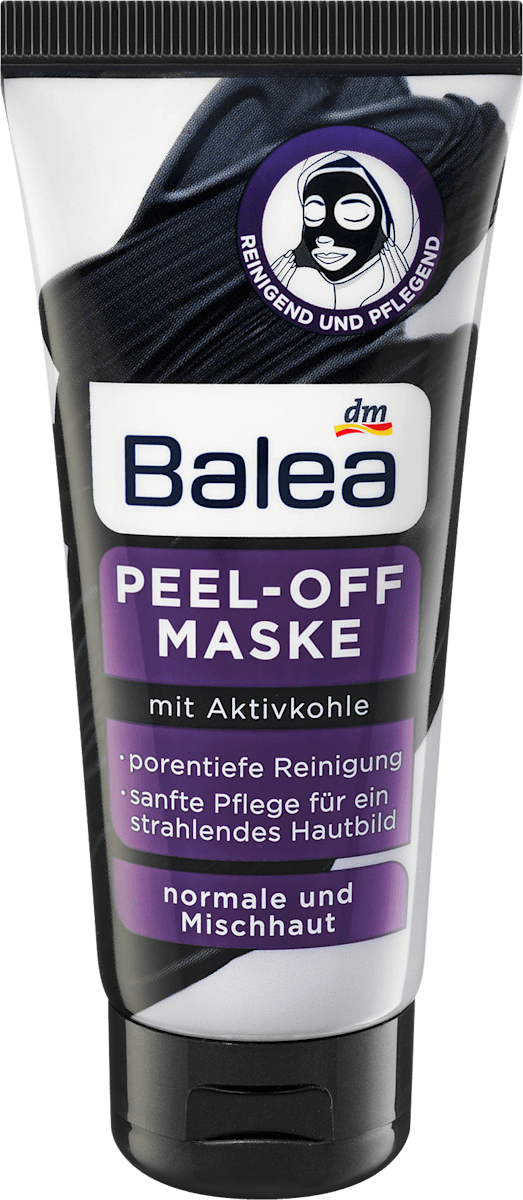 Balea Пилинг маска с активен въглен, 100 ml | dm България