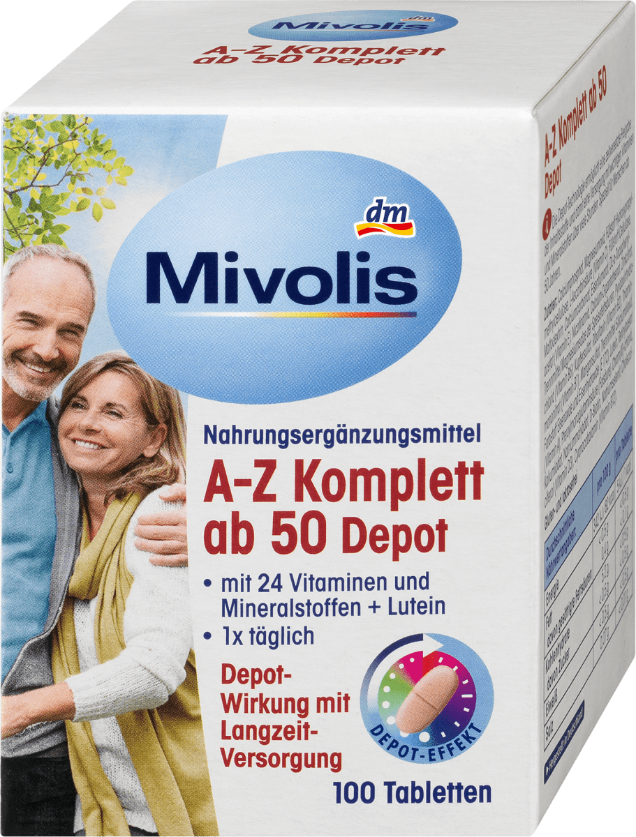 Mivolis tablety A-Z Komplet Depot 50+, 153 g Nakoupit výhodně online ...