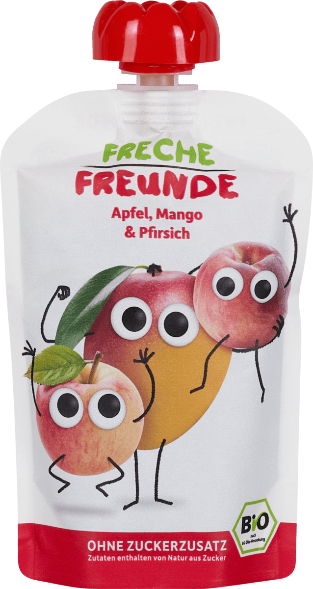 Freche Freunde Bio Quetschie Apfel, Mango & Pfirsich, 100 g | dm.at