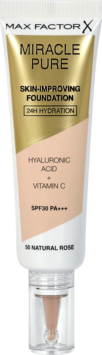 MAX FACTOR Miracle Pure tečni puder – 50 Natural Rose, SPF 30, 30 ml ...