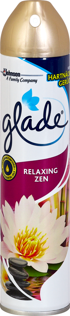 glade Glade spray aerosol relaxing zen, 300 ml cumpără permanent online la un preț avantajos | dm.ro