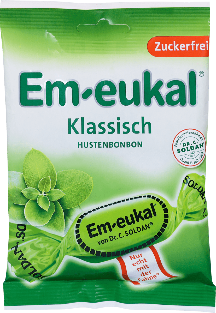 Em-eukal Bomboni s mentolom i eukaliptusom - bez šećera, 75 g | dm ...