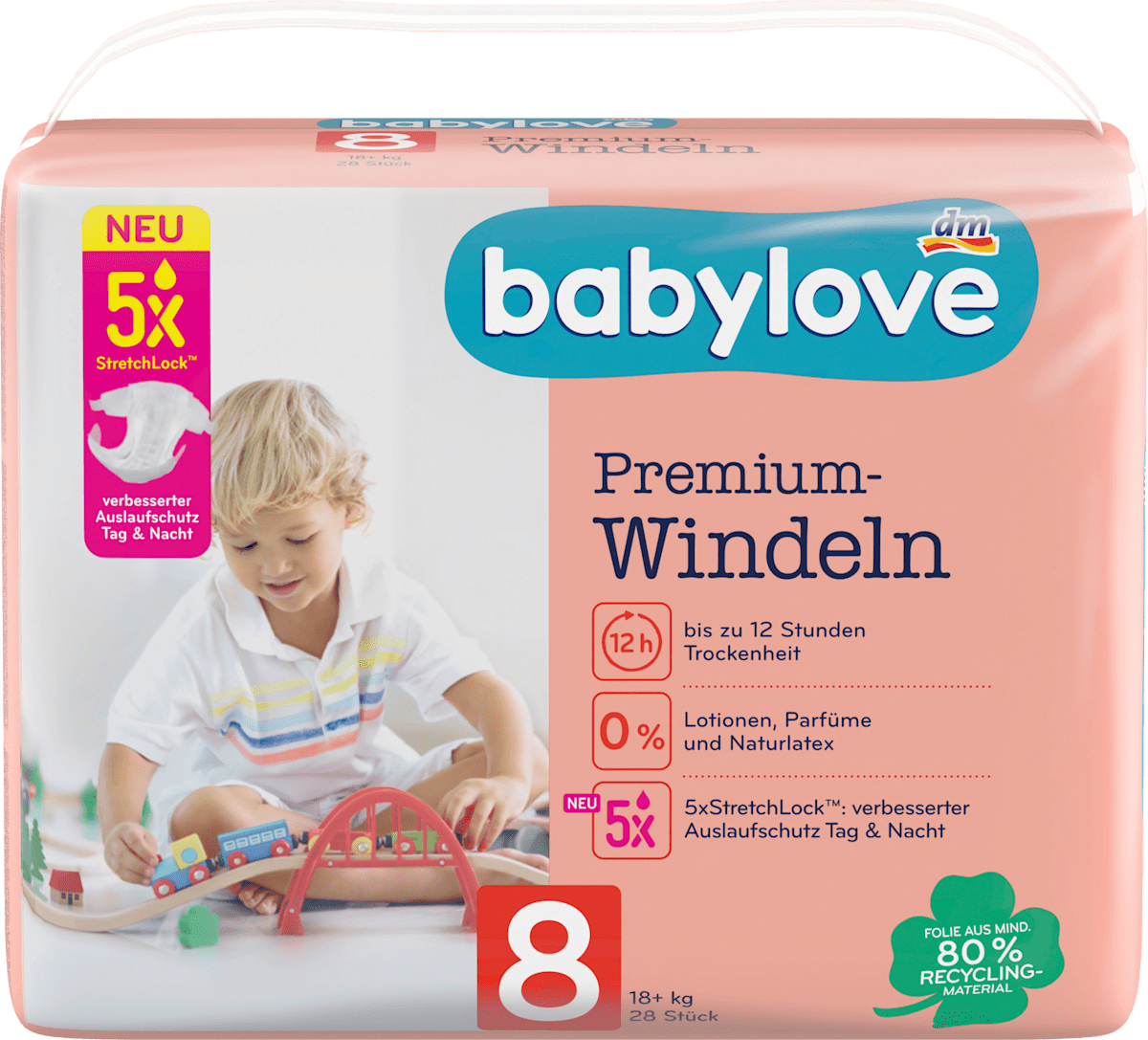 babylove Windeln Premium Gr. 8 18+ kg, 28 St dauerhaft günstig online ...