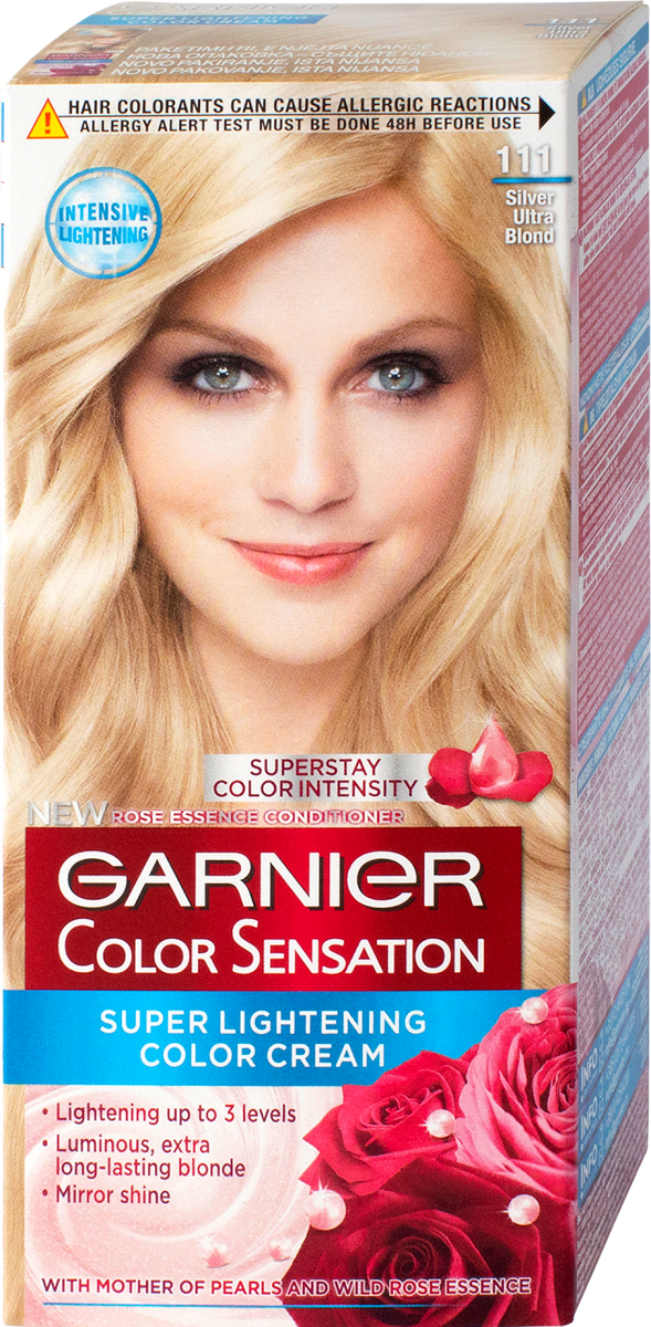GARNIER Color Sensation Боя за коса Nr.111 Silver Ultra Blond, 1 бр ...