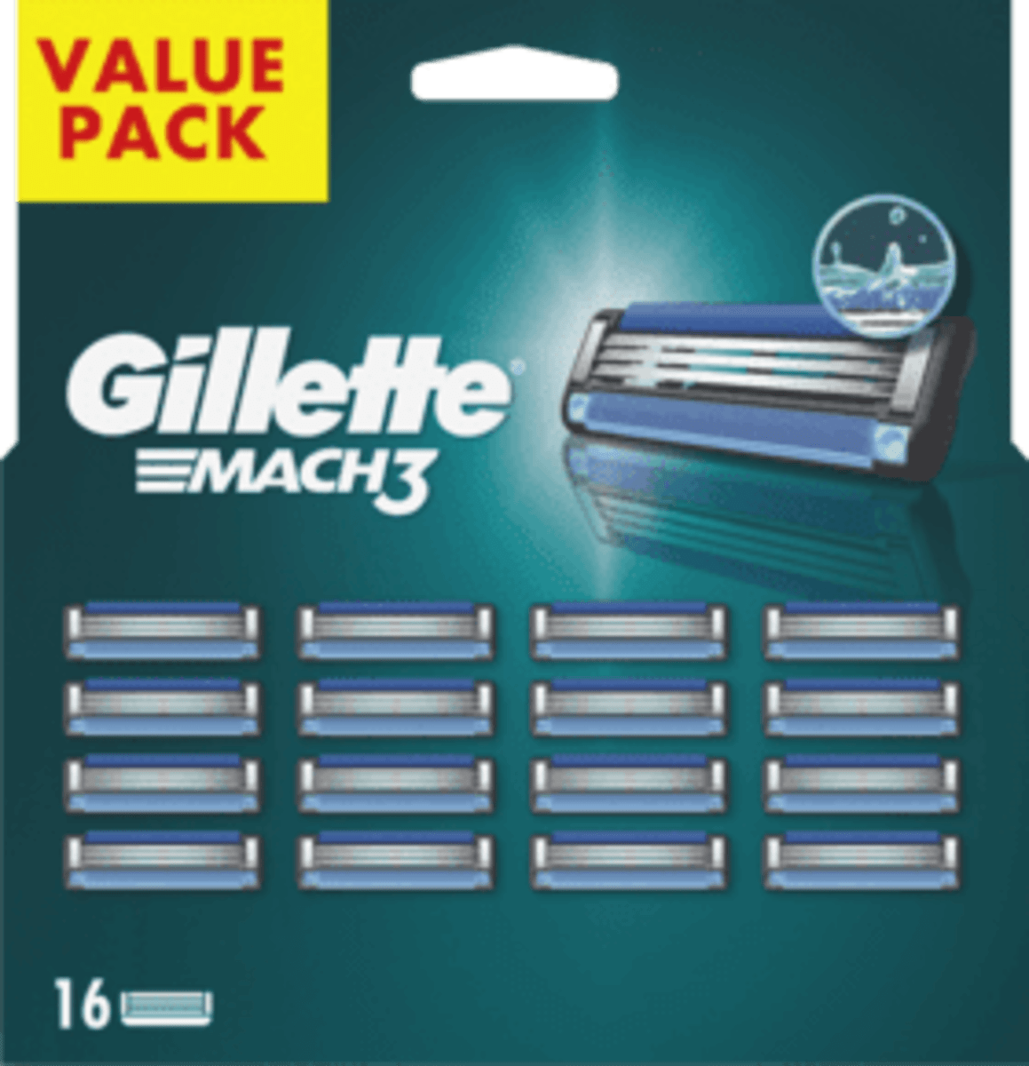 Gillette Mach3 náhradní hlavice, 16 ks Nakoupit výhodně online | dm.cz