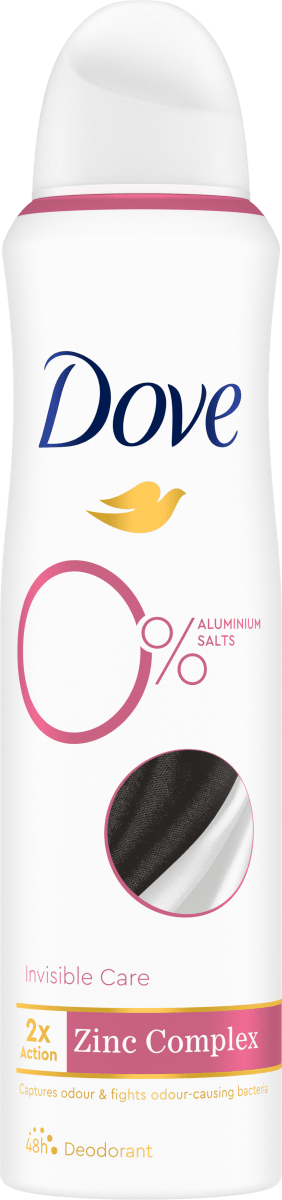 Dove Deodorante spray 0% Invisible Care, 150 ml | dm Italia