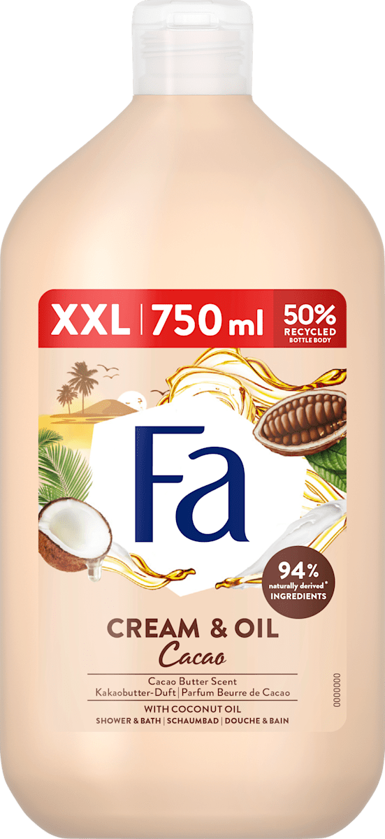 Fa Schaumbad Cream & Oil Cacao, 750 ml | dm.at