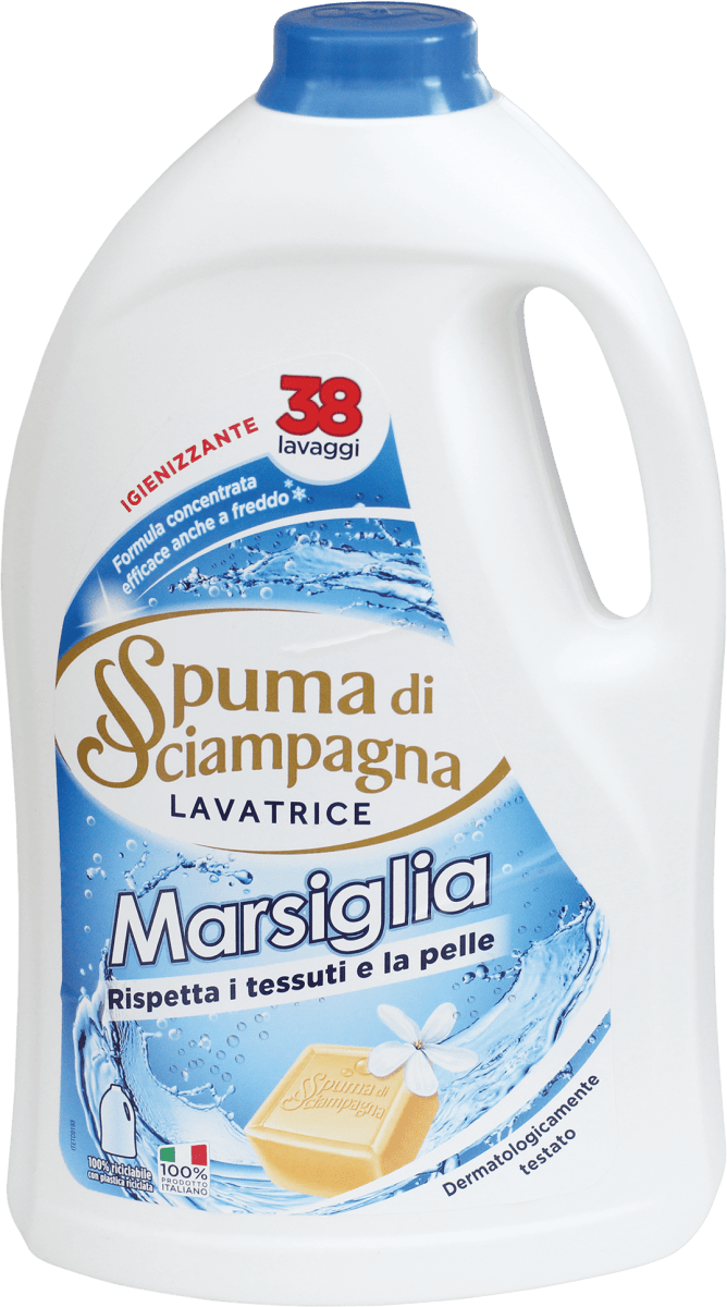 Spuma di Sciampagna Detersivo Lavatrice Marsiglia, 1,71 l Acquista online a prezzi convenienti ...