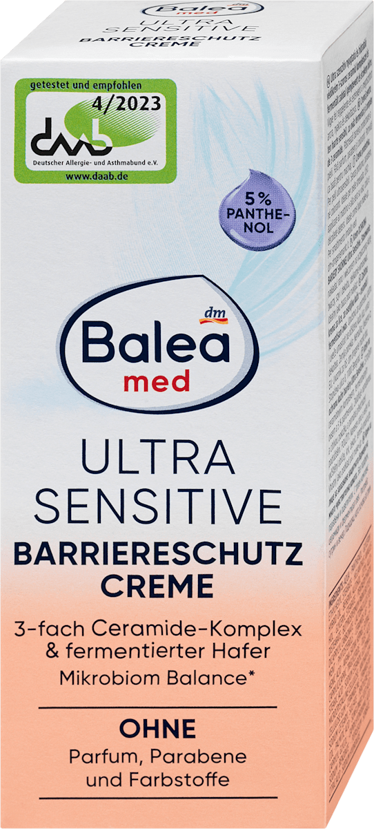 Balea med Krema za zaščito kožne bariere Ultra Sensitive, 50 ml vednougoden spletni nakup | dm.si