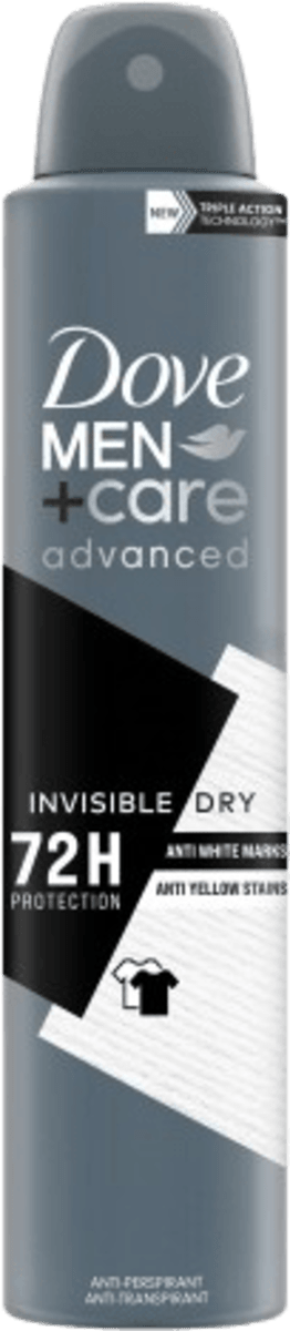 Dove MEN+CARE Invisible Dry dezodorans u spreju, 200 ml | dm.hr
