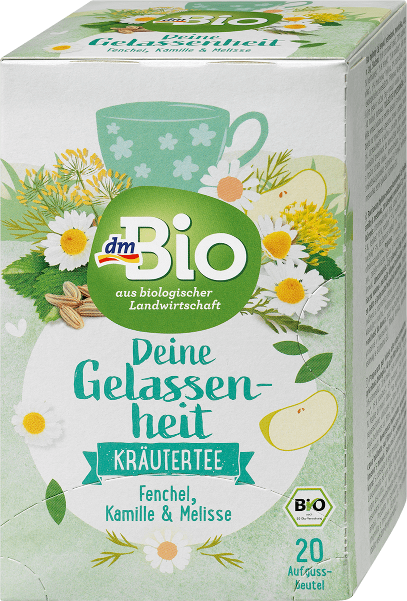 dmBio Früchtetee Deine Gelassenheit, 40 g dm Dauerpreis: Immergünstig ...