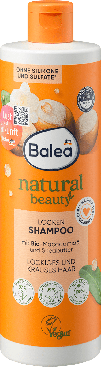 Balea Natural Beauty Shampoo Locken, 400 ml dauerhaft günstig online ...