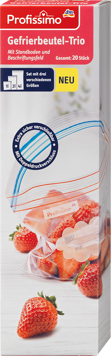 Profissimo Pungi trio de congelator, 20 buc | dm.ro