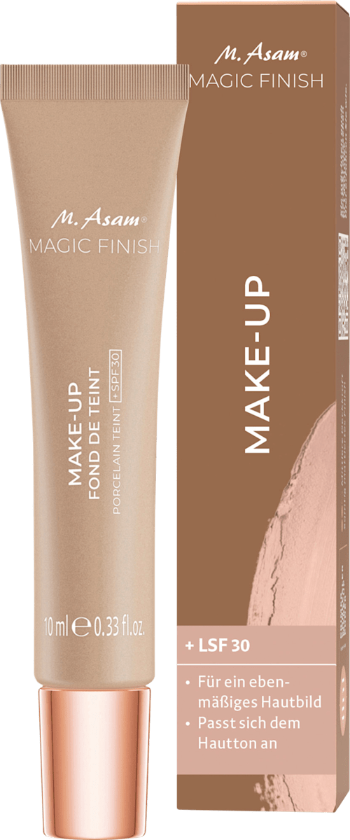 M. Asam Foundation Make-Up Porcelain Teint LSF 30, 10 ml dauerhaft ...