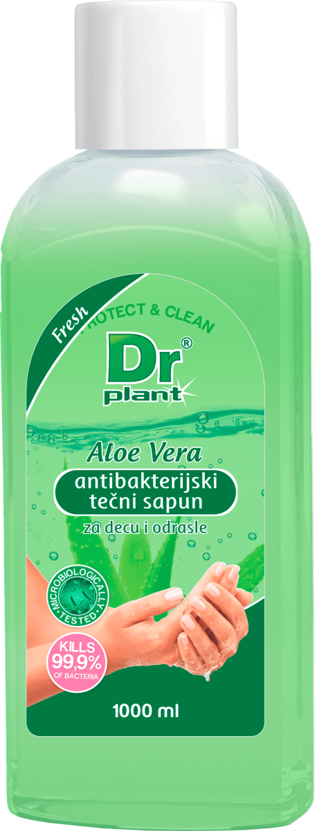 Dr Plant Fresh PROTECT & CLEAN antibakterijski tečni sapun - Aloe Vera, 1.000 ml | dm.rs