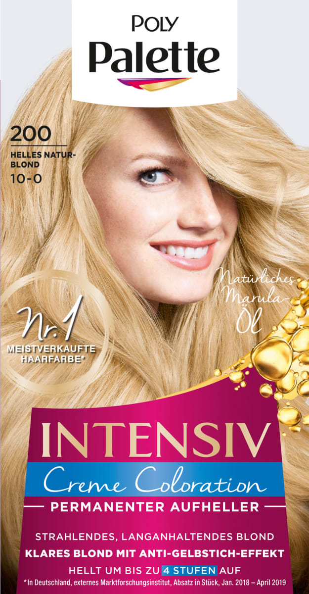 Poly Palette Haare Aufheller 200 Helles Naturblond, 1 St dauerhaft ...