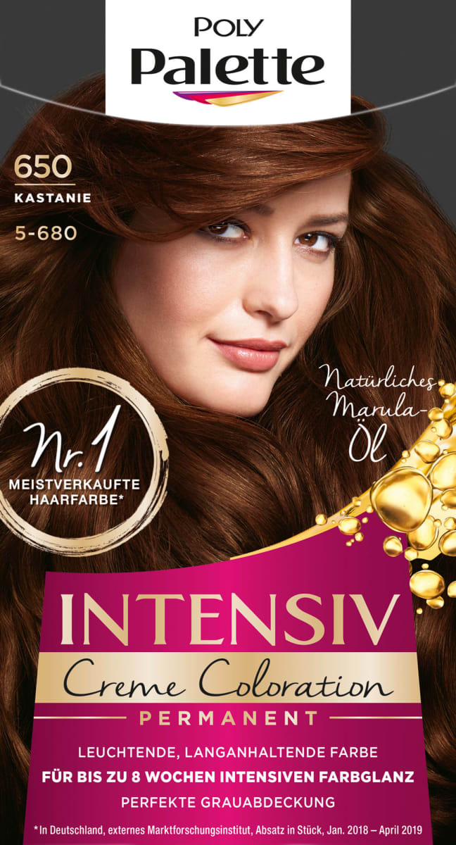 Poly Palette Haarfarbe 650 Kastanie, 1 St dauerhaft günstig online ...