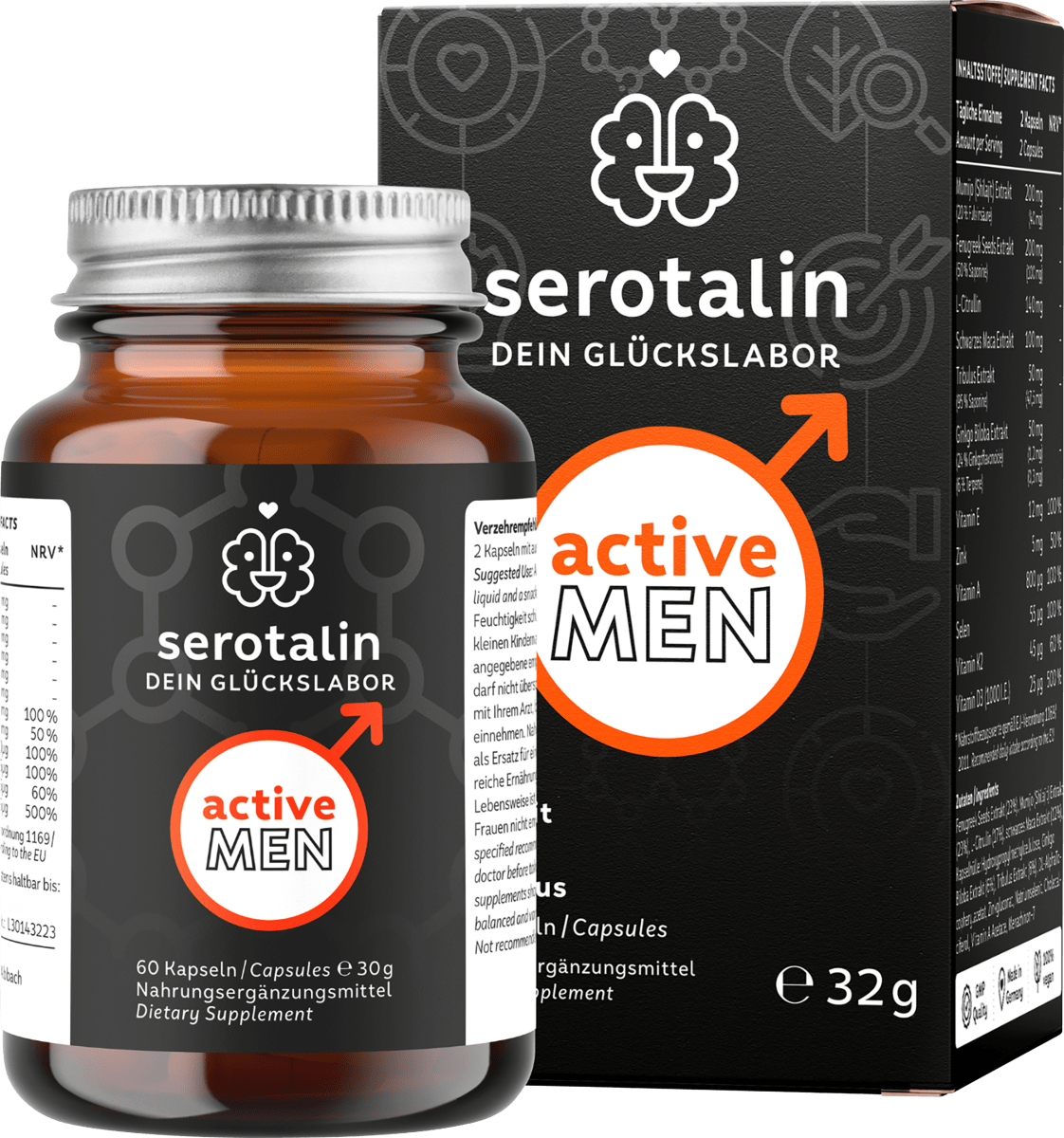 serotalin active MEN Kapseln 60 St, 32 g dauerhaft günstig online ...